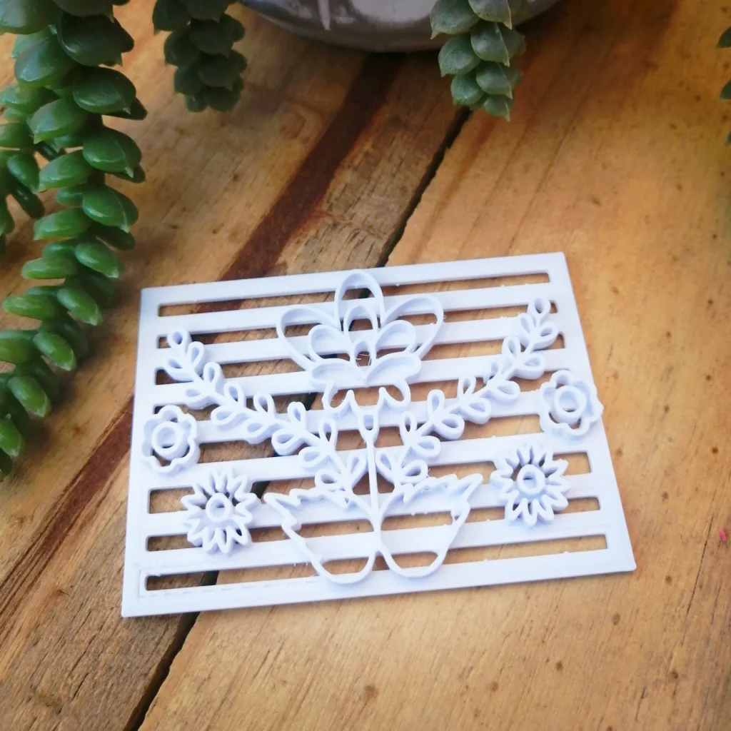 Clay Texture Press Floral Pattern TP003 – Easy Impressions - Crafty Arts