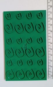 Texture Clay Press TP017 Loopy Loop Pattern - Crafty Arts