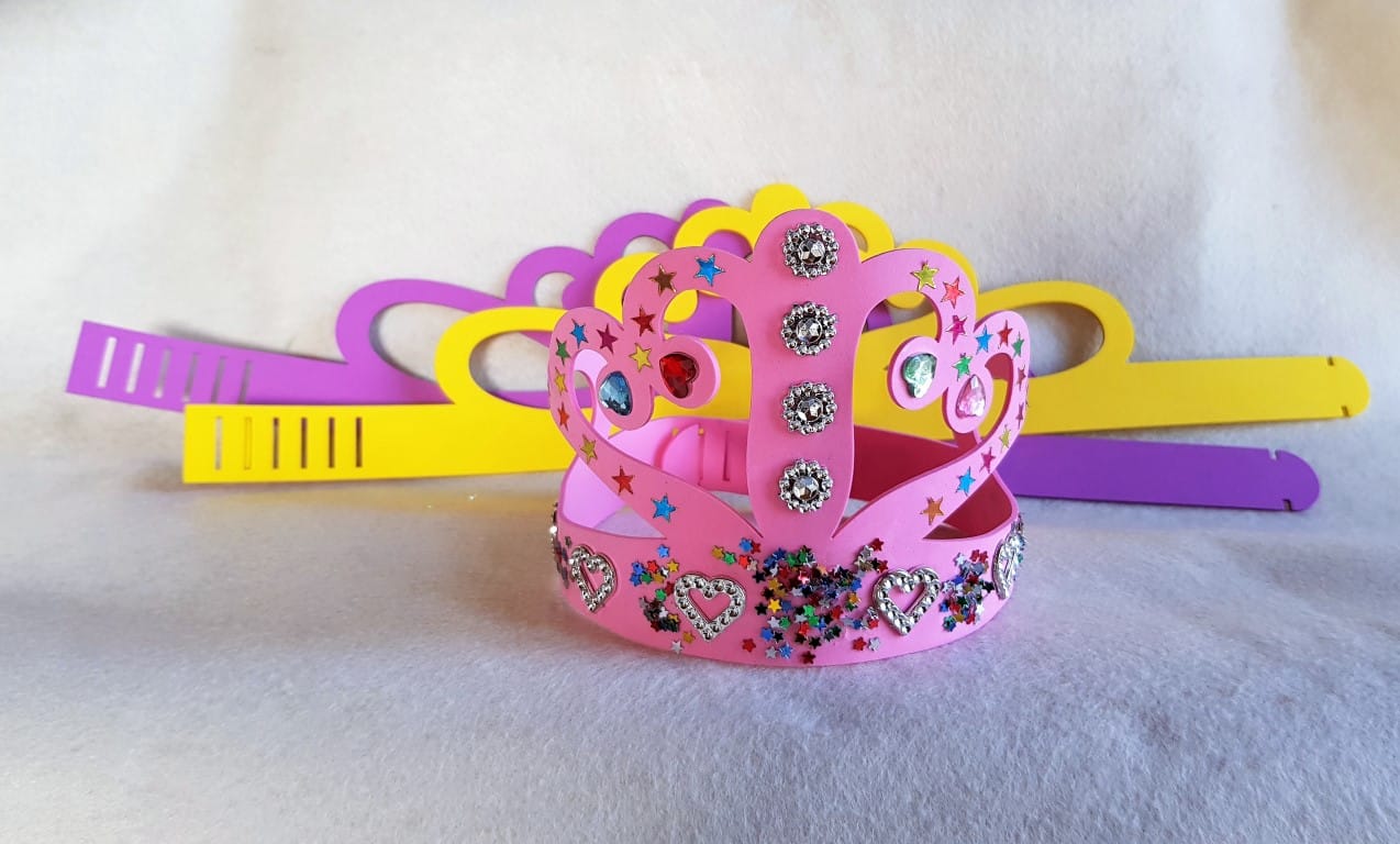 Tiara Craft Kit - Assorted Colours - Crafty Arts