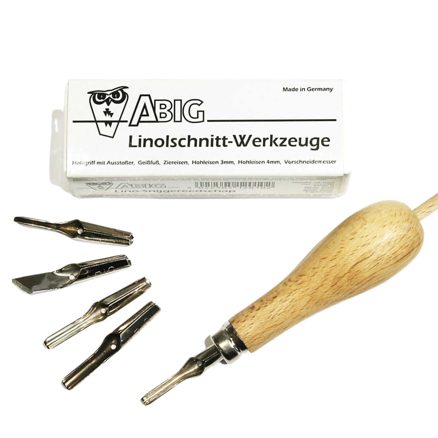 ABIG Lino Cutting Tools 5 Blades for Precision Cuts - Crafty Arts