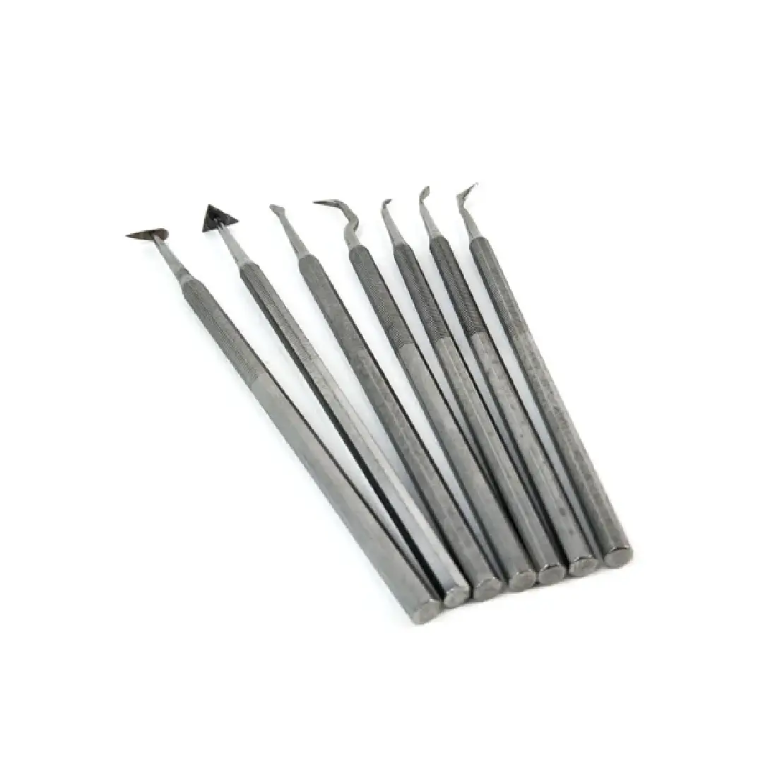 Pottery Tool Set Stainless Steel - 7 Piece for Sculpting - Crafty Arts