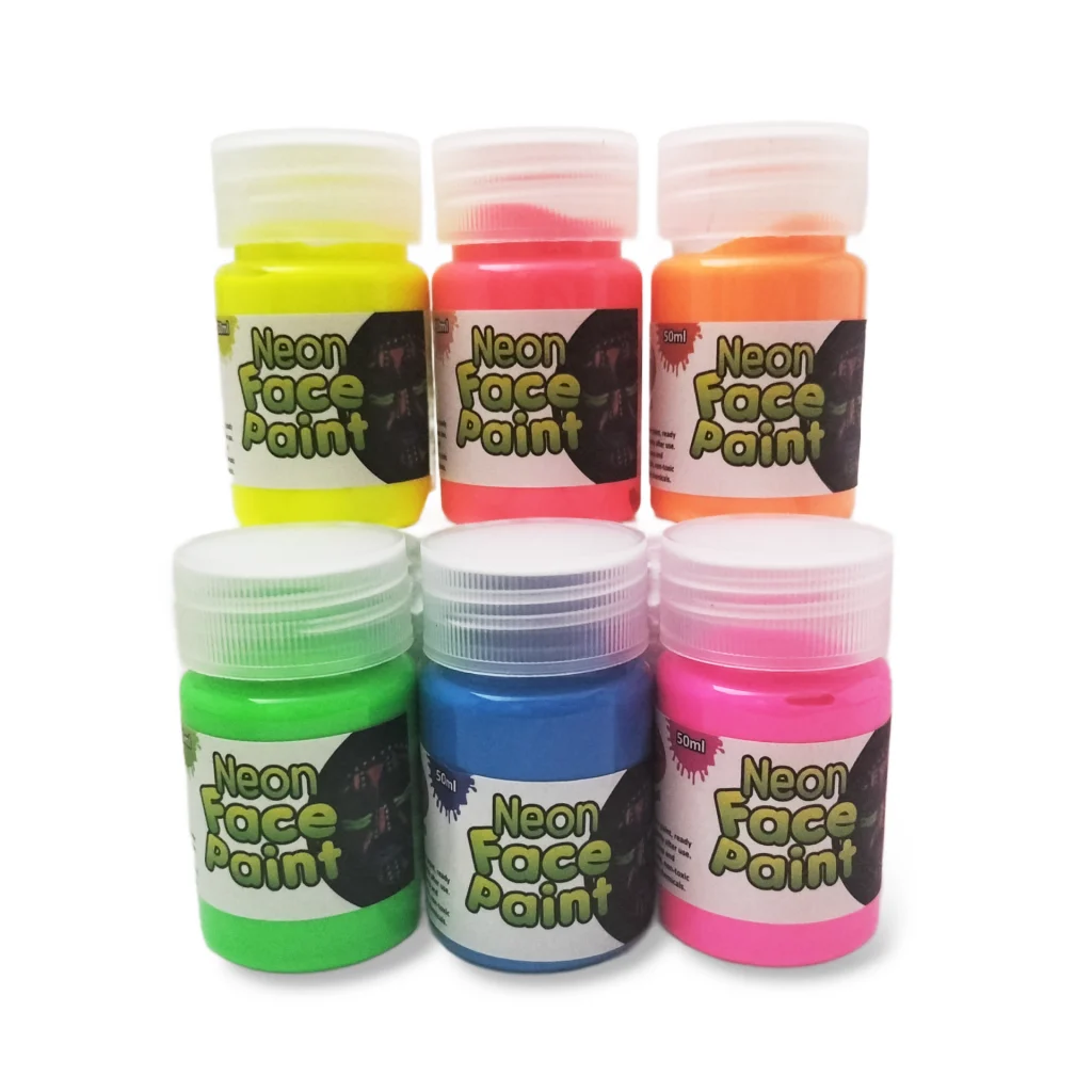Crazy Crafts Neon Face Paint - 50ml Perfect for Events - Crafty Arts